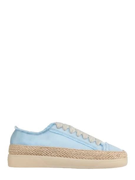 J/SLIDES NYC Hilda Satin Sneaker - Aqua