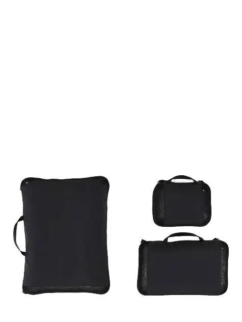 LOJEL Compression Packing Cubes 3-piece Set - Black