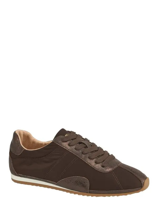 J/SLIDES NYC Preppy Lace-up Sneakers - Dark Brown
