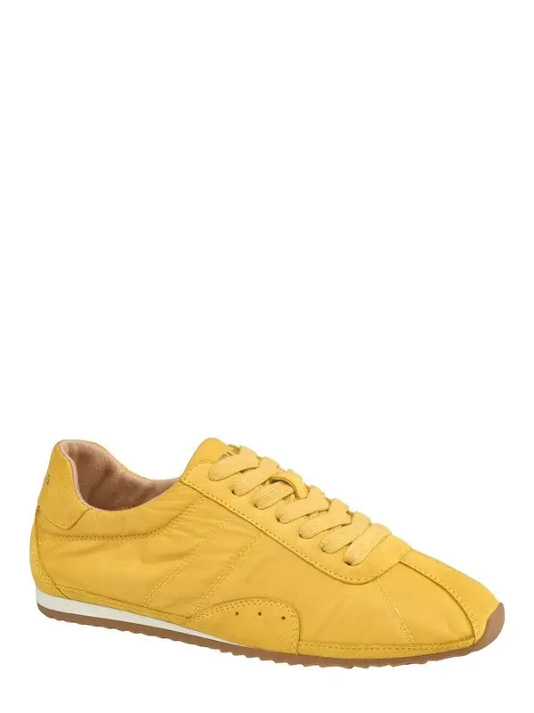 J/SLIDES NYC Preppy Lace-up Sneaker - Mustard