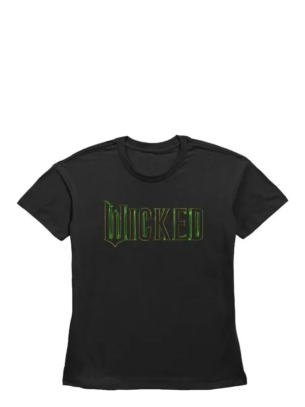 WICKED Official Logo Graphic T-shirt - Black Classic Logo