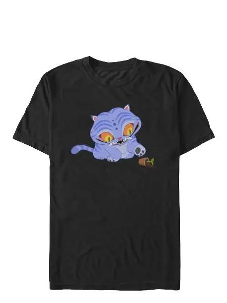 KPOP DEMON HUNTERS Mischievous Derpy Graphic T-shirt - Black