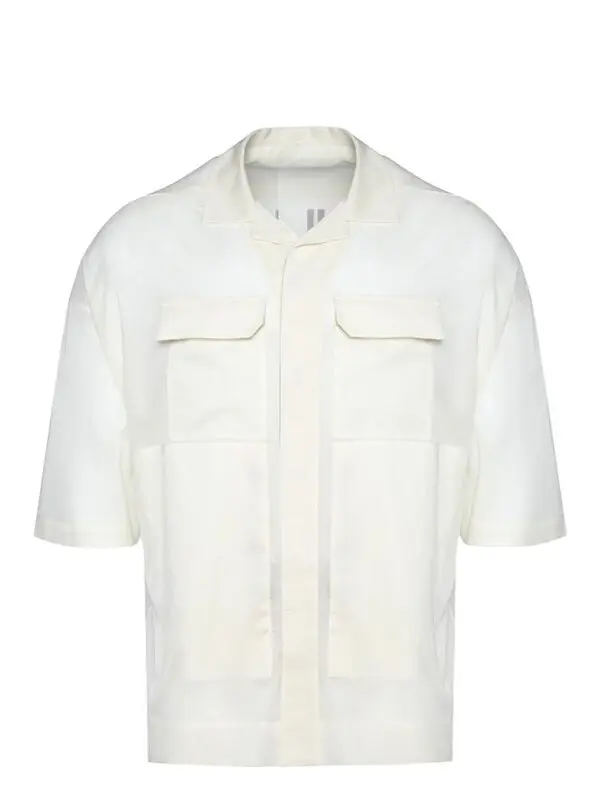 Rick Owens Magnum Tommy Shirt Butter - Yellow