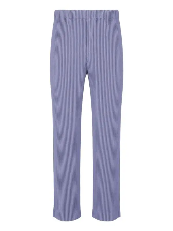 Issey Miyake Tailored Pleated Trousers - Blue
