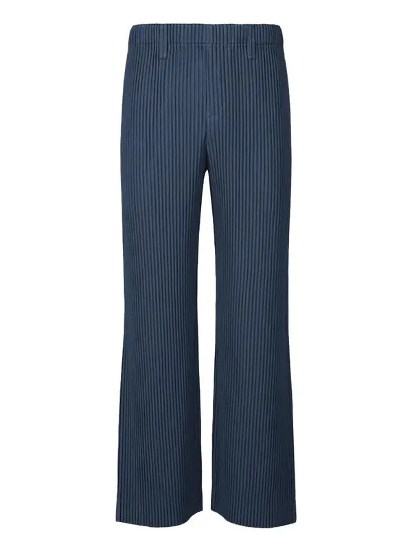 Issey Miyake Tailored Pleated Trousers - Navy