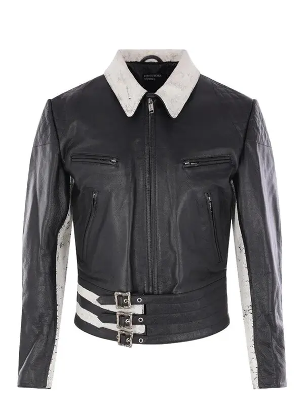 Enfants Riches Déprimés Leather Jacket - Black