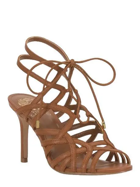 Vince Camuto Tilly Ankle Wrap Sandal - Golden Walnut
