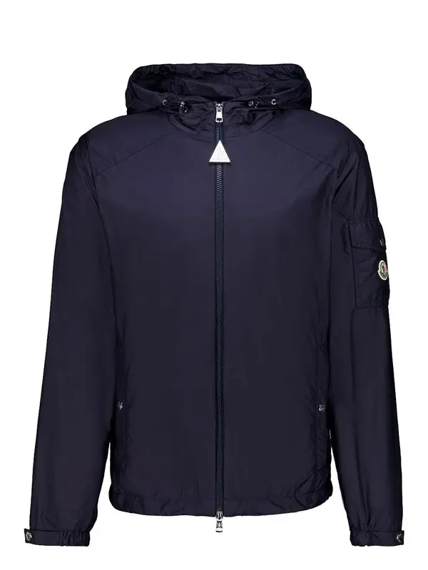 Moncler Etiache Hooded Rain Jacket - Blue