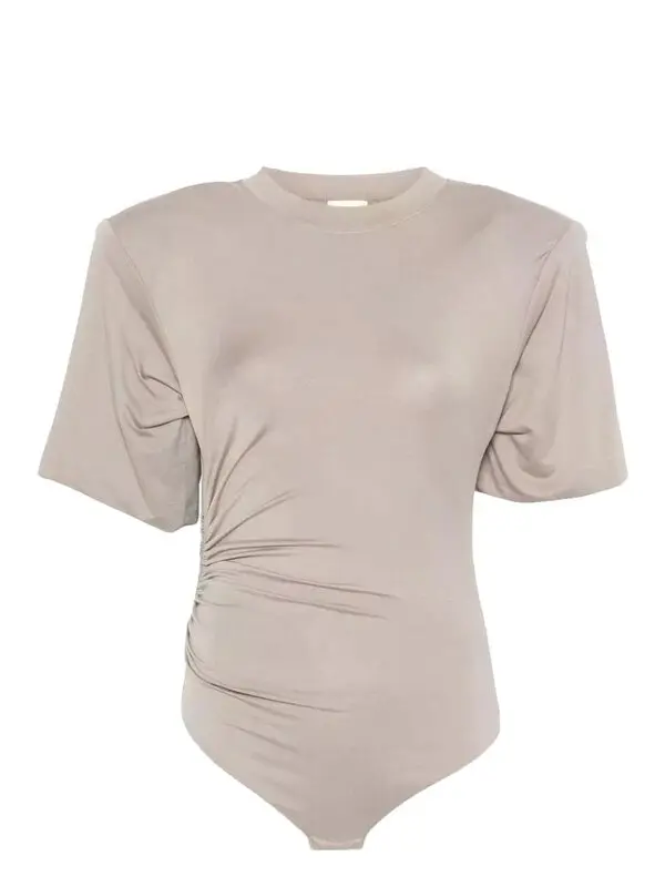 Andamane Gathered Bodysuit - Grey
