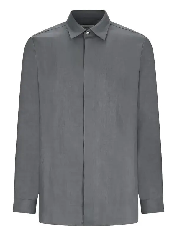 LARDINI Button Shirt - Grey