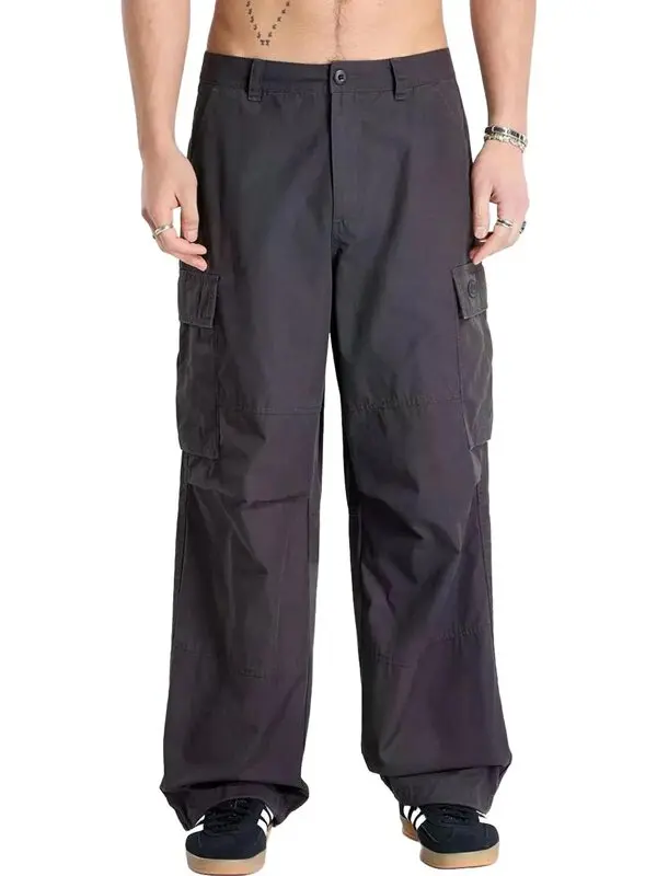 Adidas Wide-leg Cargo Trousers - Grey
