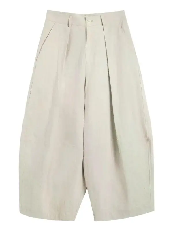 You Must Create Pleated Trousers - Neutrals