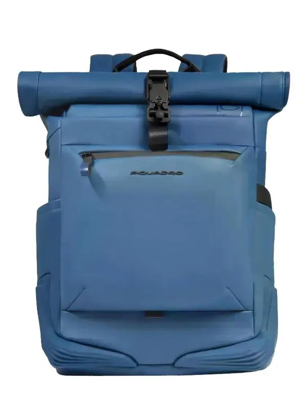 PIQUADRO Roll-top Backpack - Blue