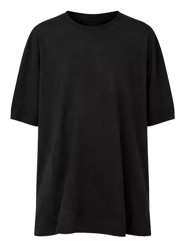 UMA WANG Short Sleeve Top - Black