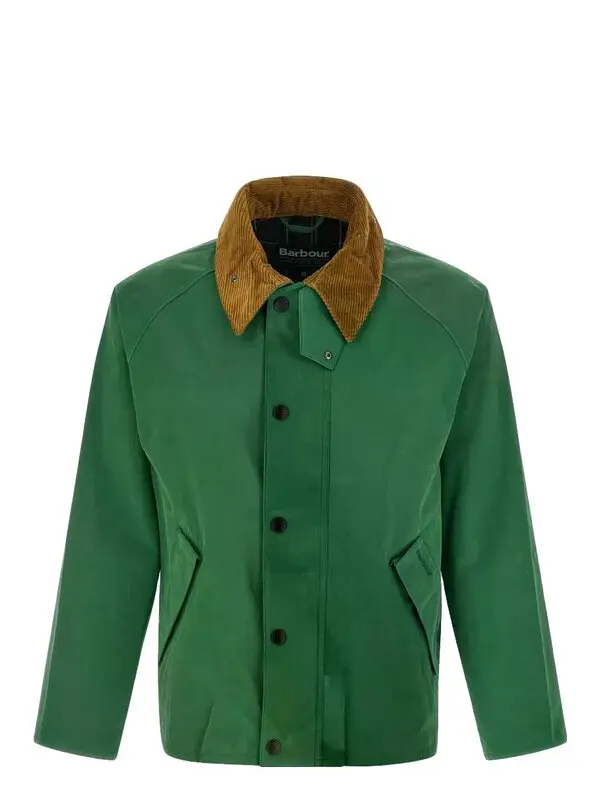 Barbour Transporter Corduroy-collar Jacket - Green