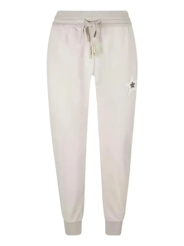 Lorena Antoniazzi Star-appliqué Trousers - Grey