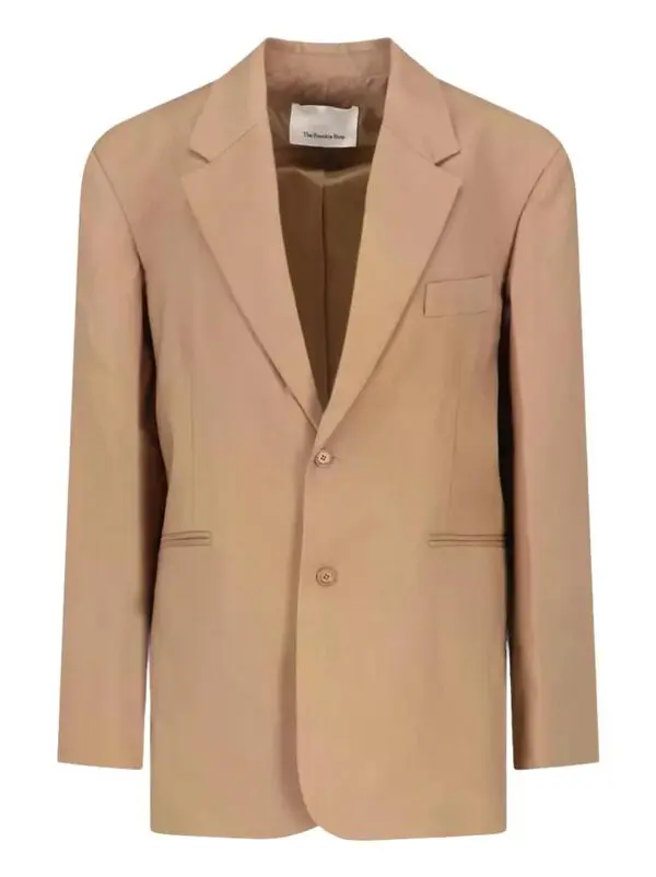 THE FRANKIE SHOP Crosby Wrap Blazer - Neutrals