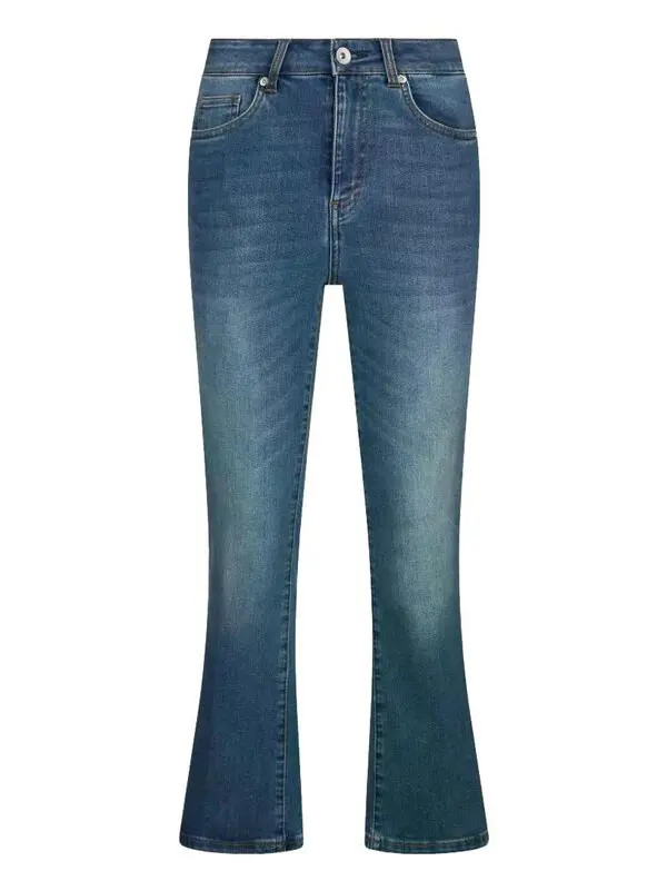 Liu Jo Stonewash-effect Flare Jeans - Blue