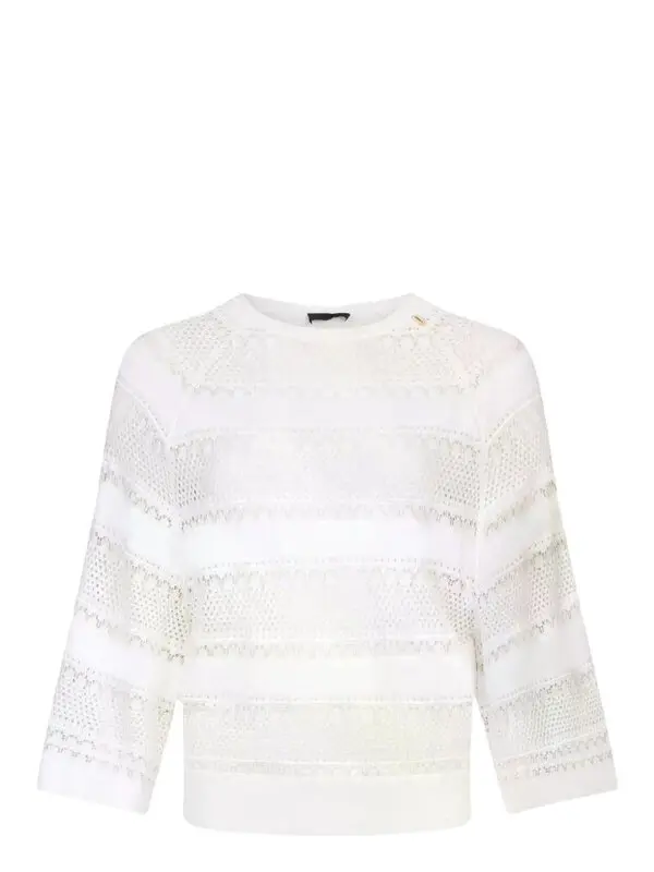 Liu Jo Openwork Blouse - White