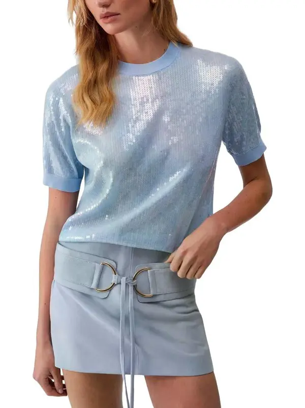 Liu Jo Sequin-embellished Blouse - Blue