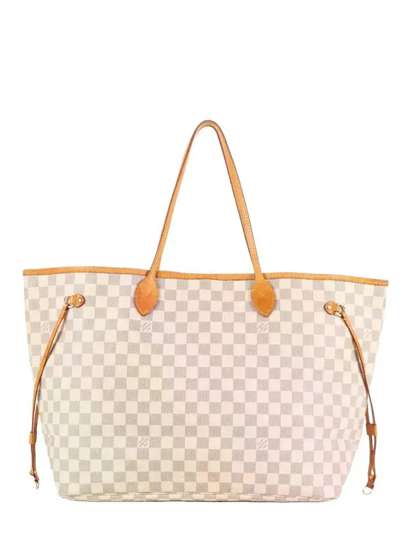 LOUIS VUITTON Neverfull Gm Tote Bag - White