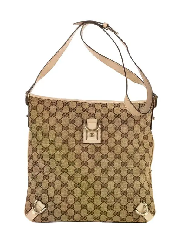 Gucci Abbey D-ring Patterned Shoulder Bag - Neutrals