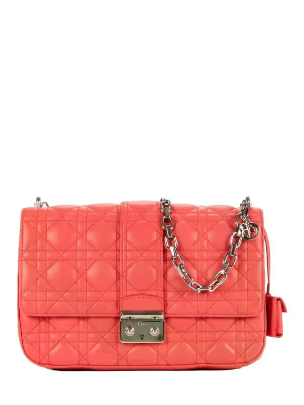 Dior Medium Miss Quilted Shoulder Bag - Pink