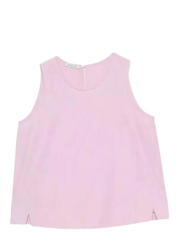 ROSSO 35 Top With Side Slits - Pink