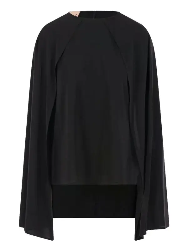 Plan C Scarf Blouse - Black