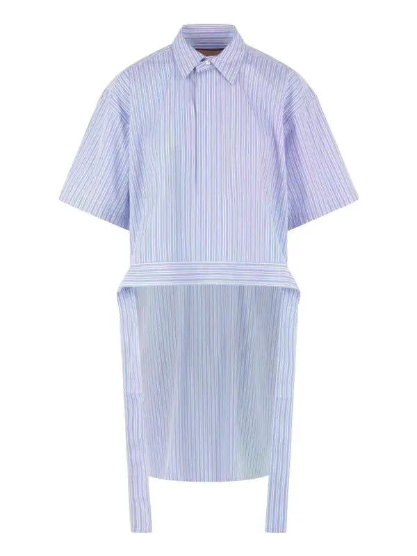 Plan C Striped Shirt - Blue