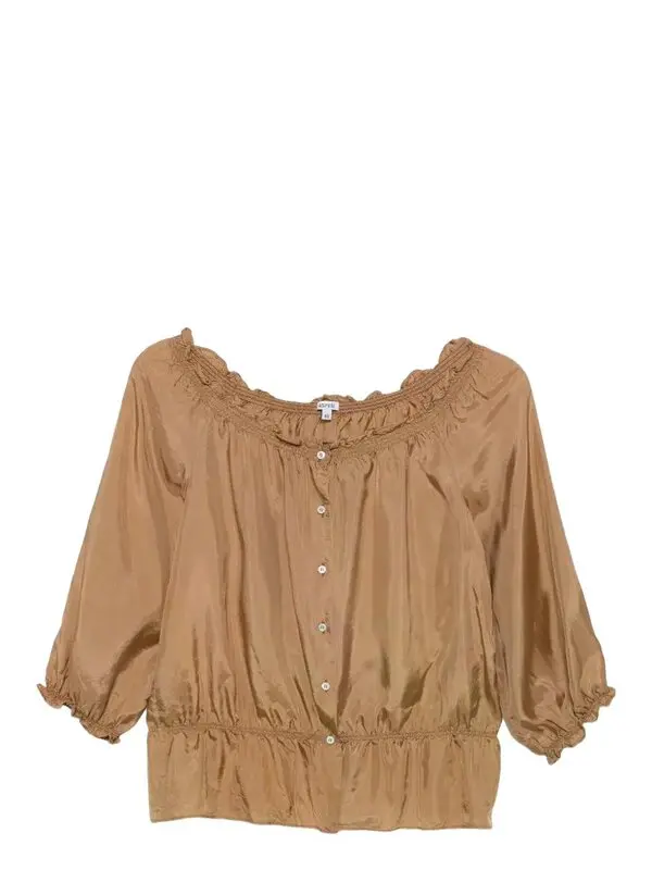 Aspesi Ruffled Blouse - Neutrals