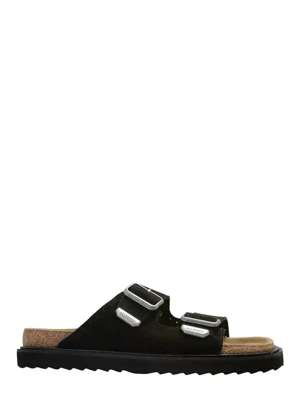 ALLSAINTS Randal Buckle Sandals - Brown