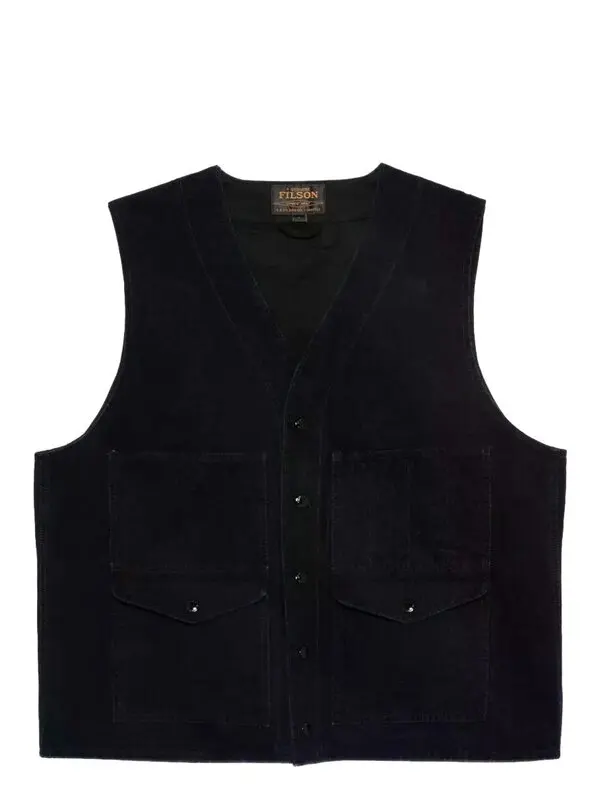 Filson Buttoned Gilet - Blue