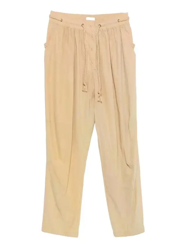 Isabel Marant Falcona Straight-leg Trousers - Neutrals