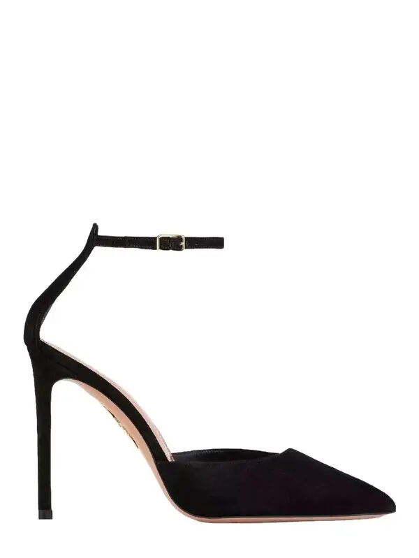 AQUAZZURA X Alex Rivière 105mm D'orsay Pumps - Black