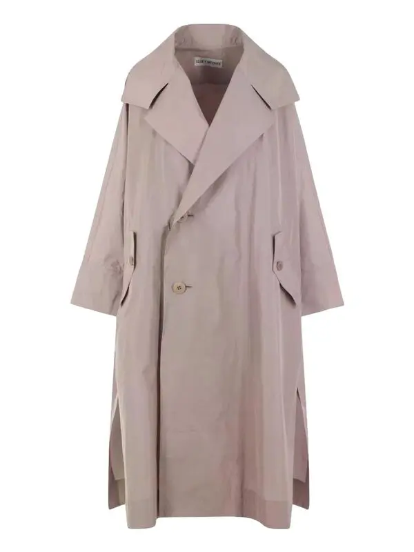 Issey Miyake Akimbo Button-closure Coat - Neutrals