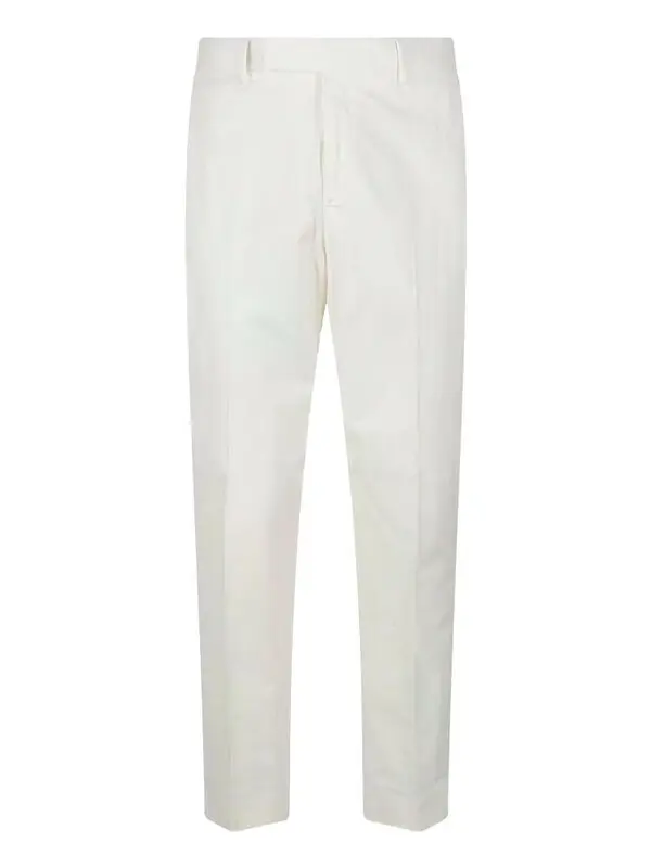 PT TORINO Belt-loops Trousers - White
