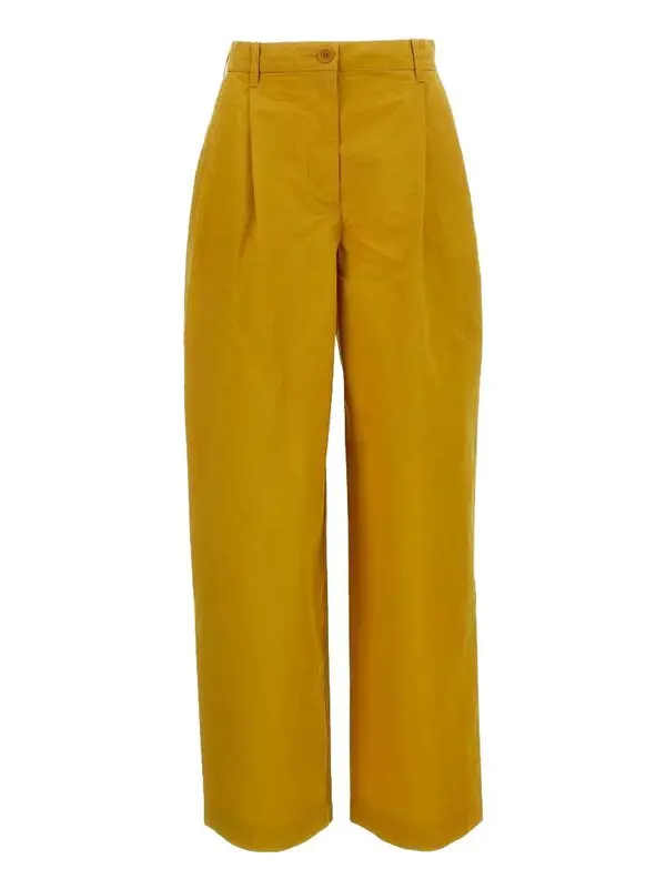 CASEY CASEY Sienna Pleated Trousers - Yellow