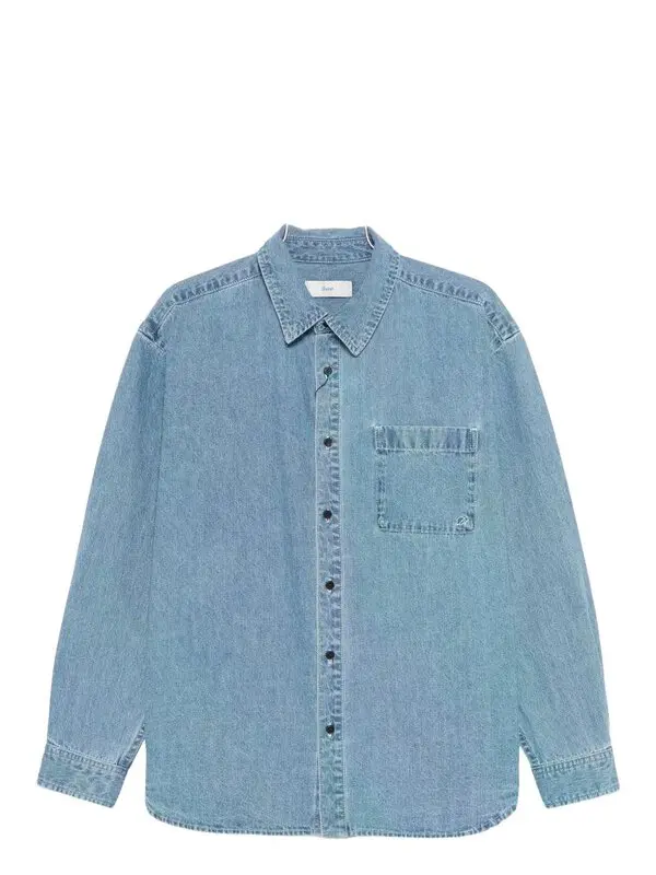 DUNST Pocket Button-up Shirt - Blue
