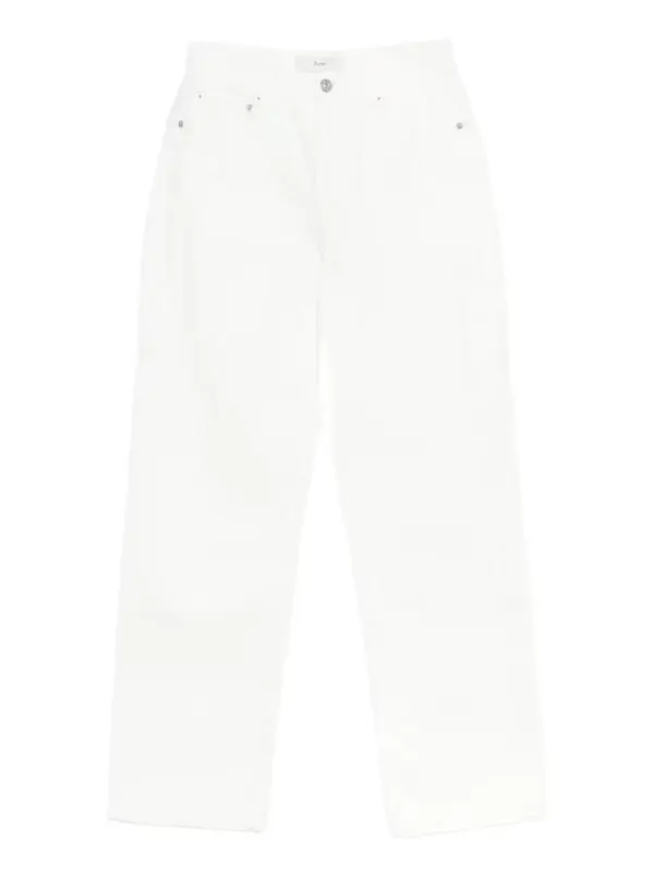DUNST Five-pocket Cropped Jeans - White