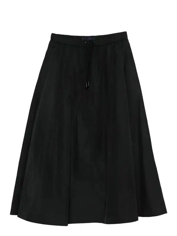 JUUN.J Drawstring Midi Skirt - Black