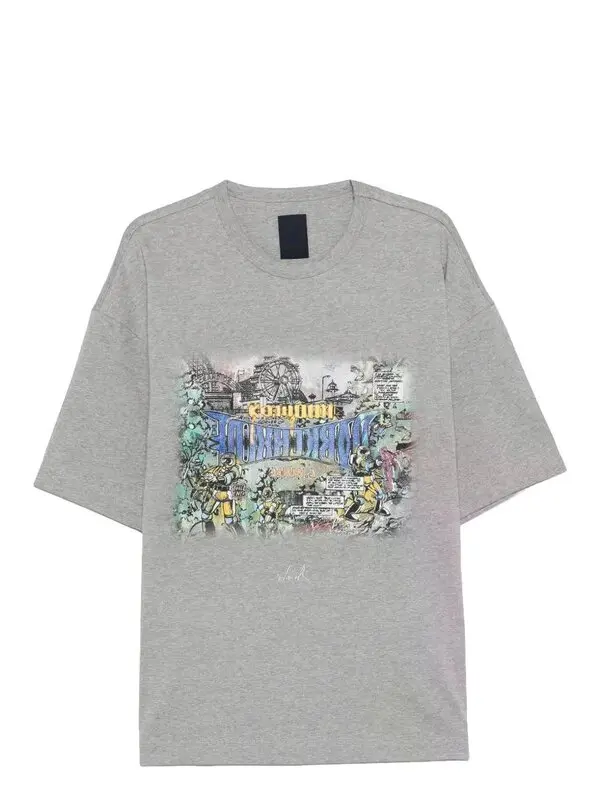 JUUN.J Graphic T-shirt - Grey