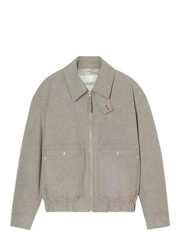 Closed Zipped Jacket - Grey