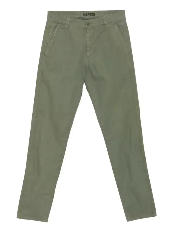 Aspesi Buttoned Trousers - Green