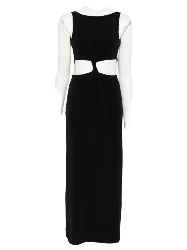 ELEH Cutout Detail Dress - Black
