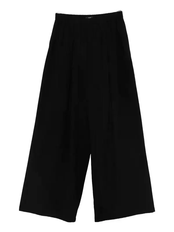 ELEH Wide-leg Trousers - Black