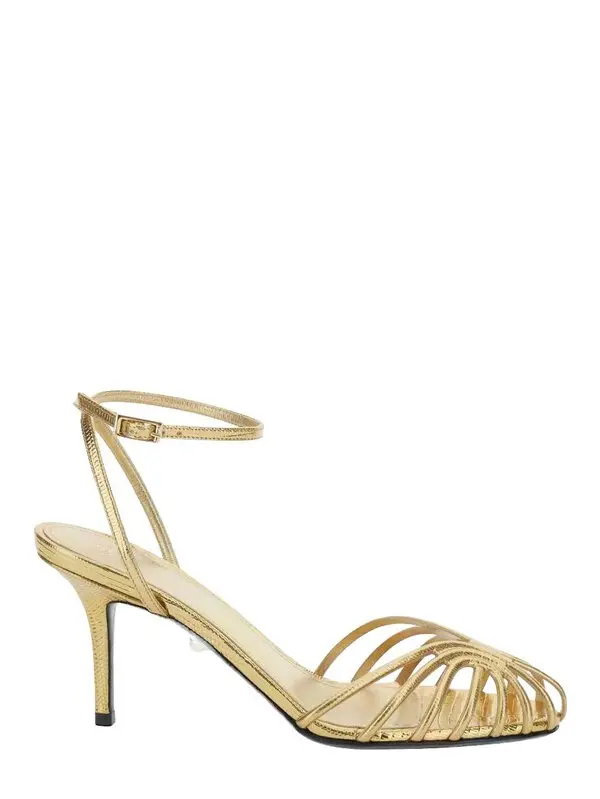 ALEVI MILANO Cage Calf Pumps - Gold