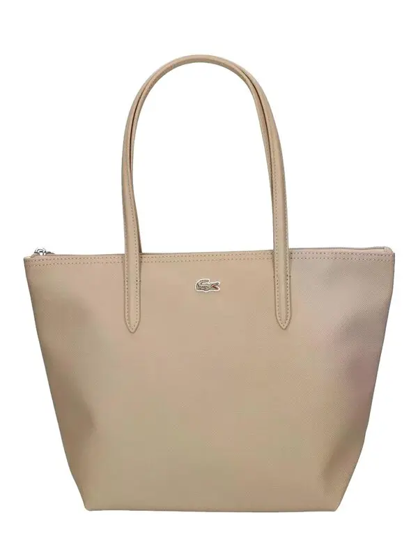 Lacoste Small L.12 Tote Bag - Neutrals