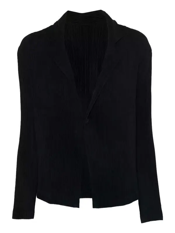 Issey Miyake Pleated Jacket - Black