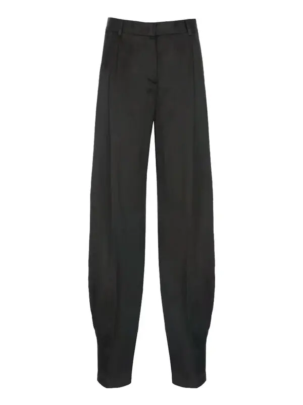 Andamane Pleated Trousers - Black